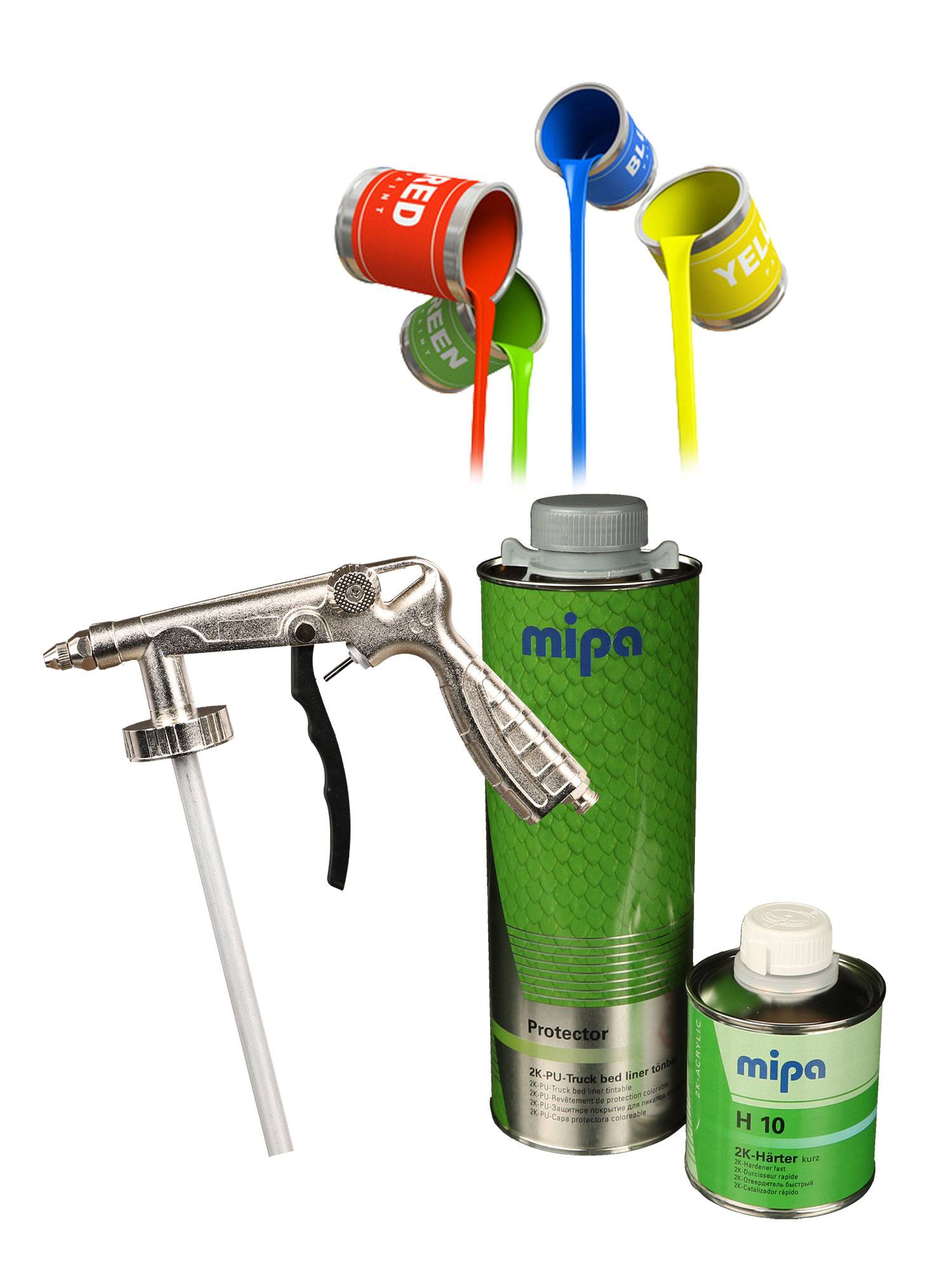 MIPA Protector Set inkl. Härter + Farbe zum Einfärben